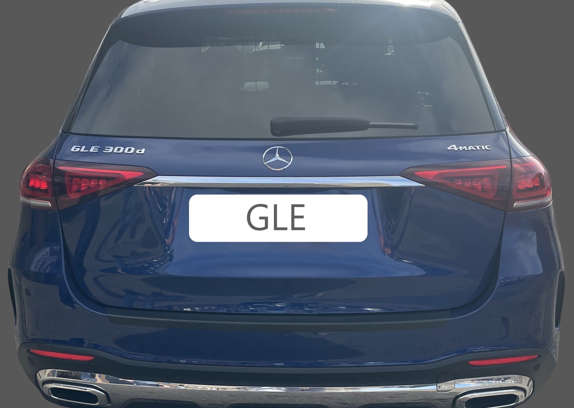 Mercedes GLE rear bumper protector 2020 onwards